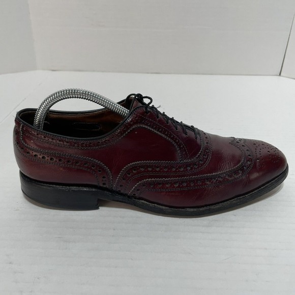 Allen Edmonds | Shoes | Allen Edmonds Wingtip Dress Shoes Mens 8 D ...